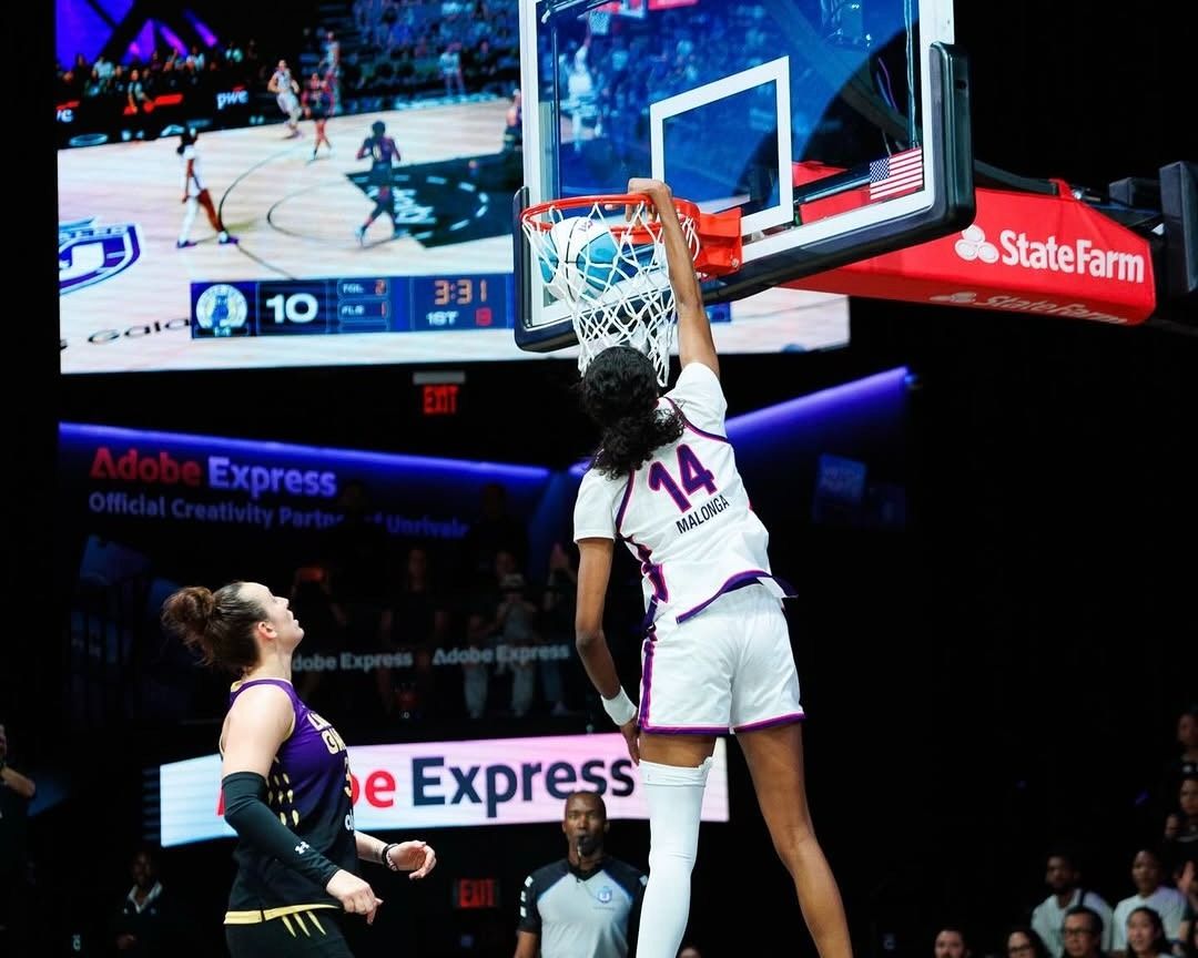Breeze BC’s Dominique Malonga throws down first Unrivaled dunk of the ...
