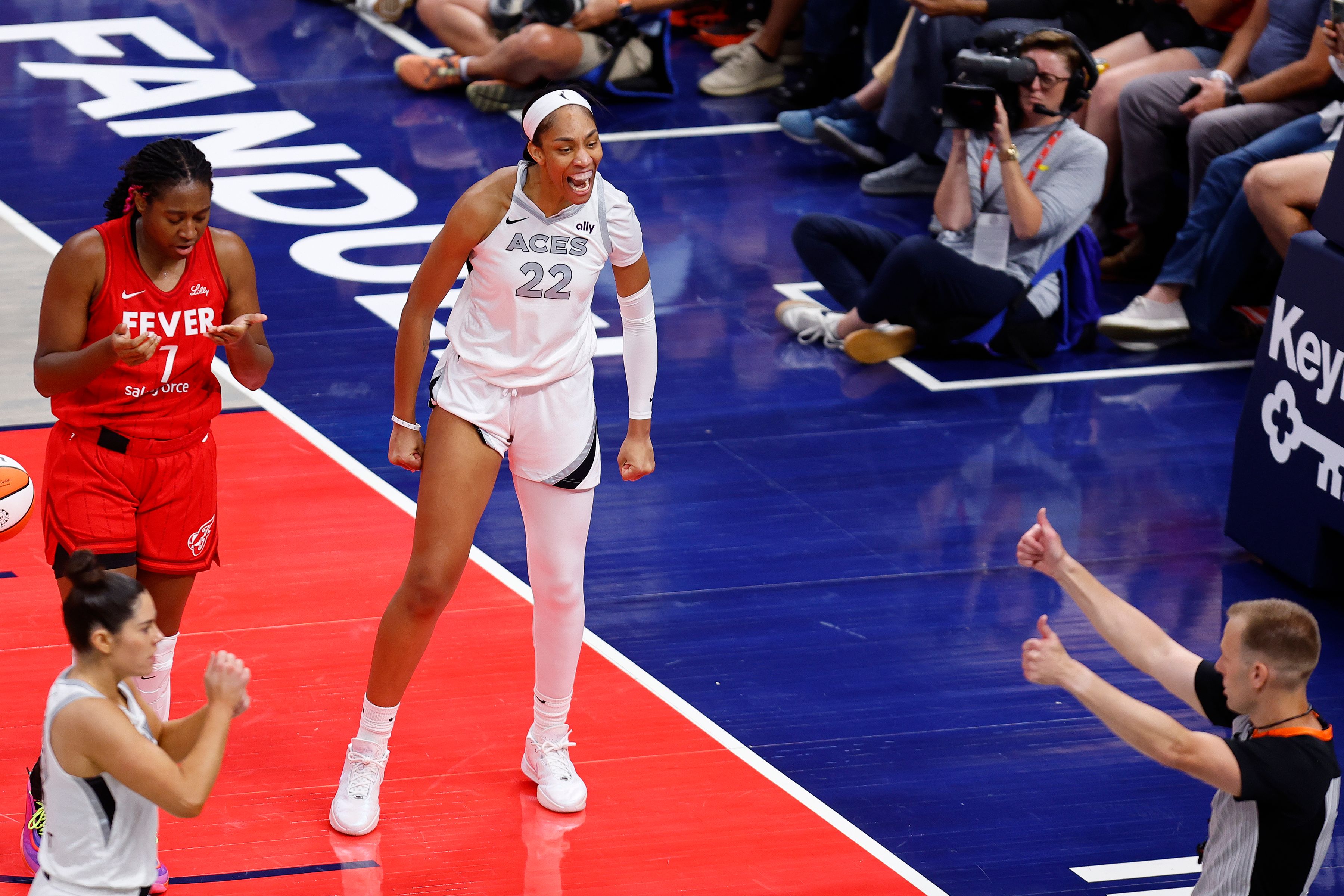 Las Vegas Aces A’ja Wilson breaks all-time single-season scoring record ...